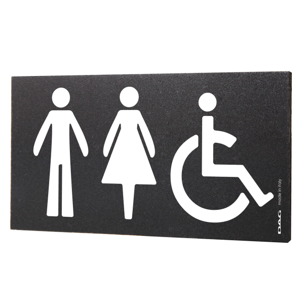 Pittogramma wc unico cm.8×15 - Mercato Italiano | Qualità & Autenticità ...